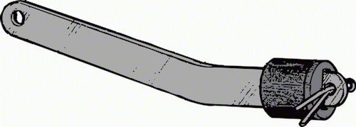 Ecklers 1928-31 Model A Ford Door Check Arm Kit - Front Doors - Rubber ...