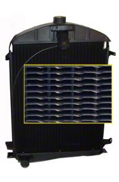 Ecklers Dimpled Radiator; Flat Tube (30-31 Model AA Commerical Truck)