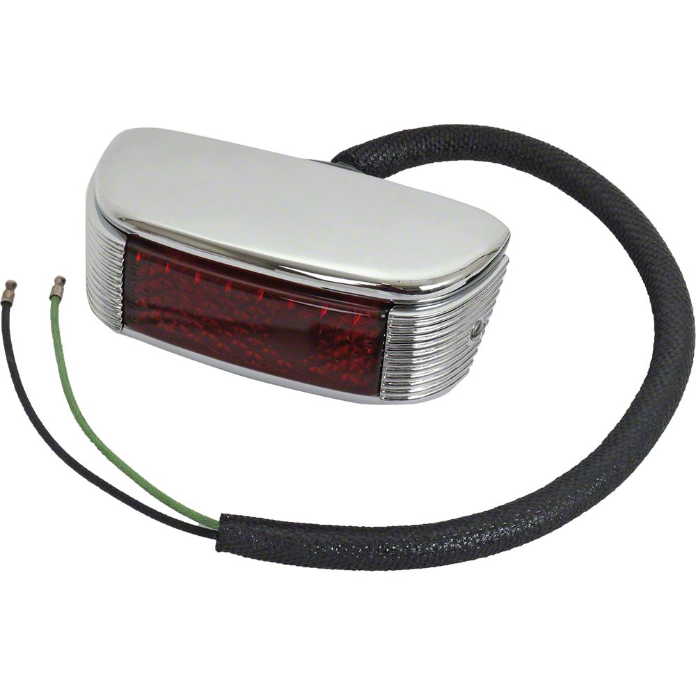 Ecklers Tail Light, Red Lens, w/12v Bulb (1941-1948 Ford Car)