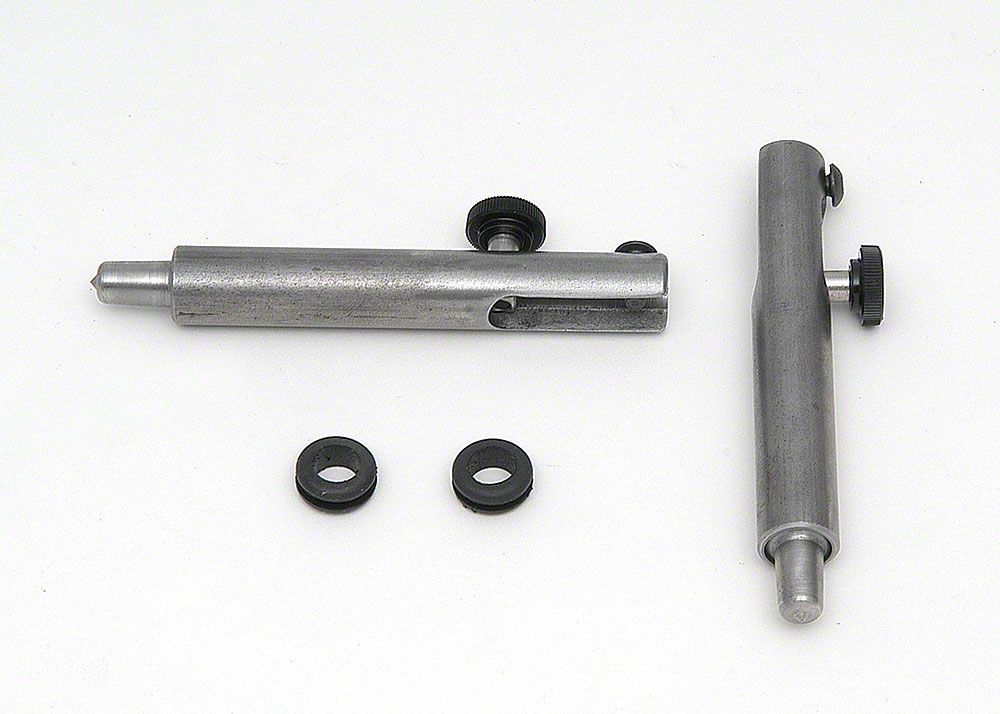 Ecklers Stealth Tailgate Latches,Plain Steel,Stepside,47-72