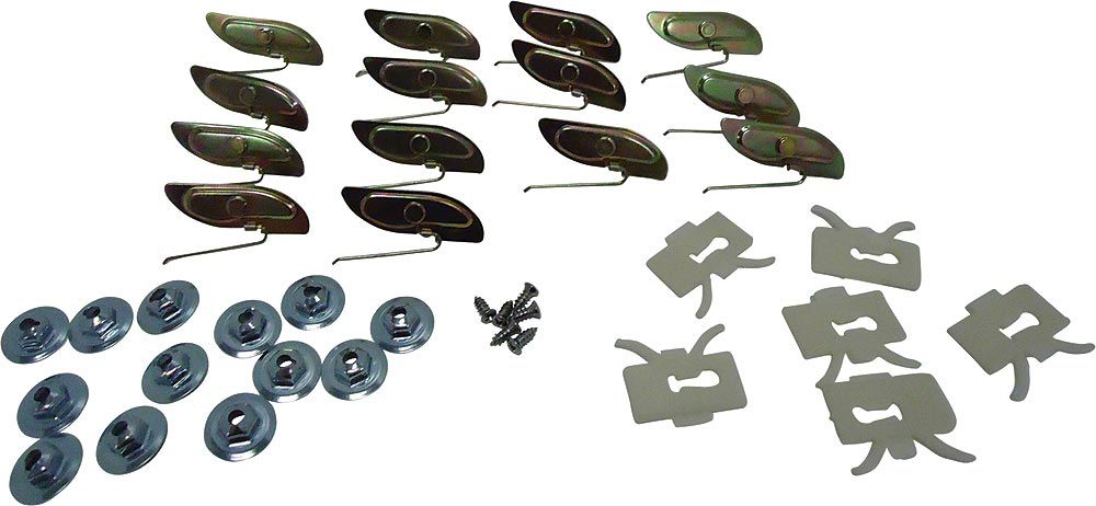 Ecklers Quarter Molding Clips,Rear,2-Door,53-54