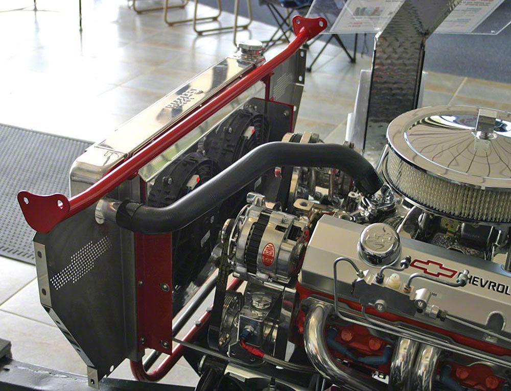 Ecklers ComboUnit CrossFlow Radiator; 2-Row (55-57 150, 210, Bel Air ...