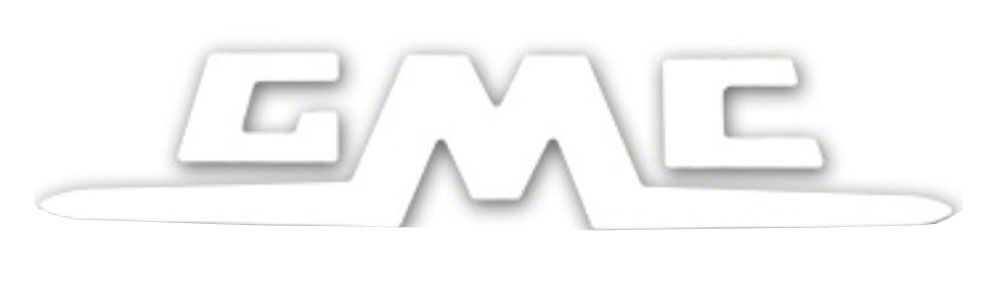 Ecklers GMC Tailgate Letters SS Wht 55-62
