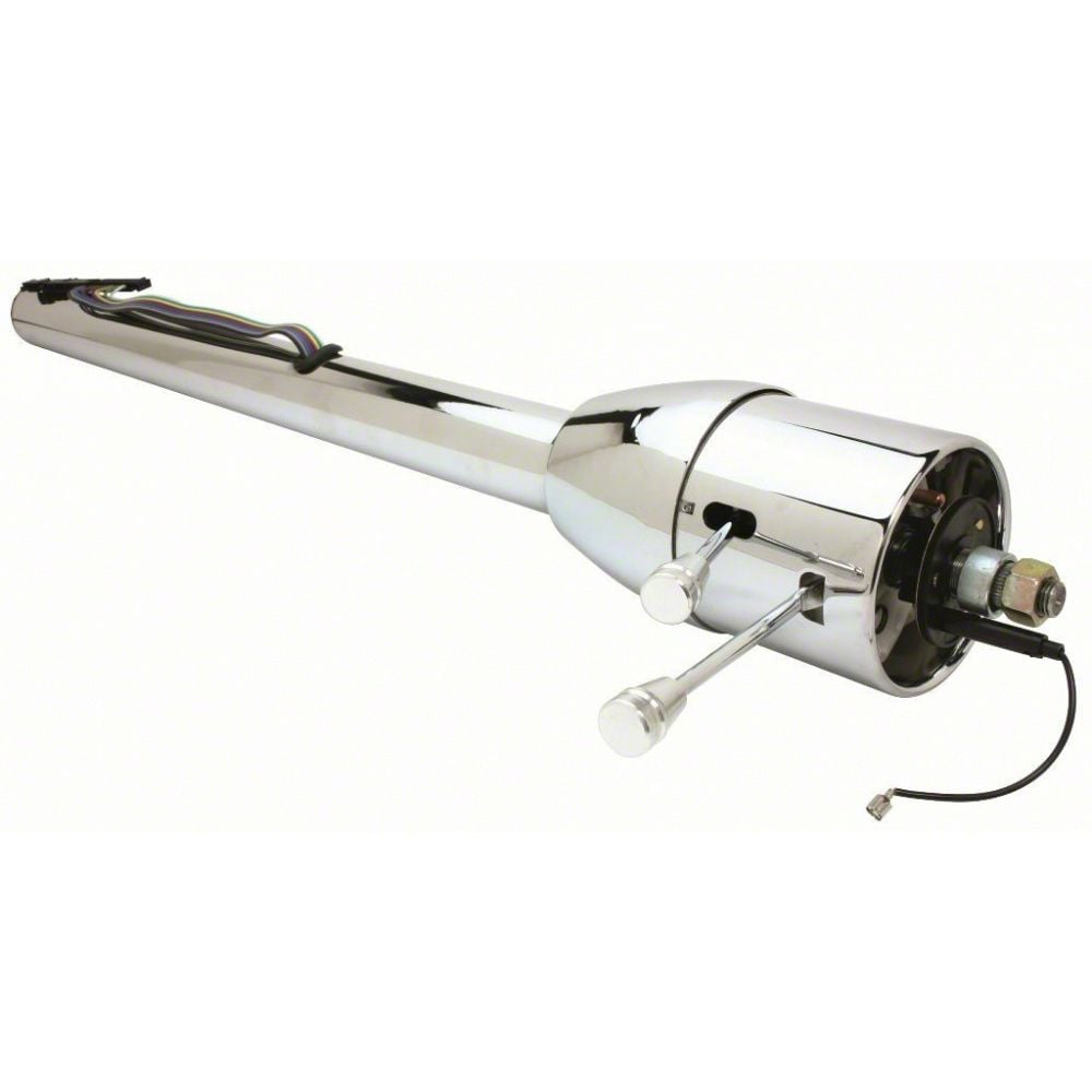 Ecklers CPP Chrome Tilt Steering Column For Cars With Floor Shifters ...