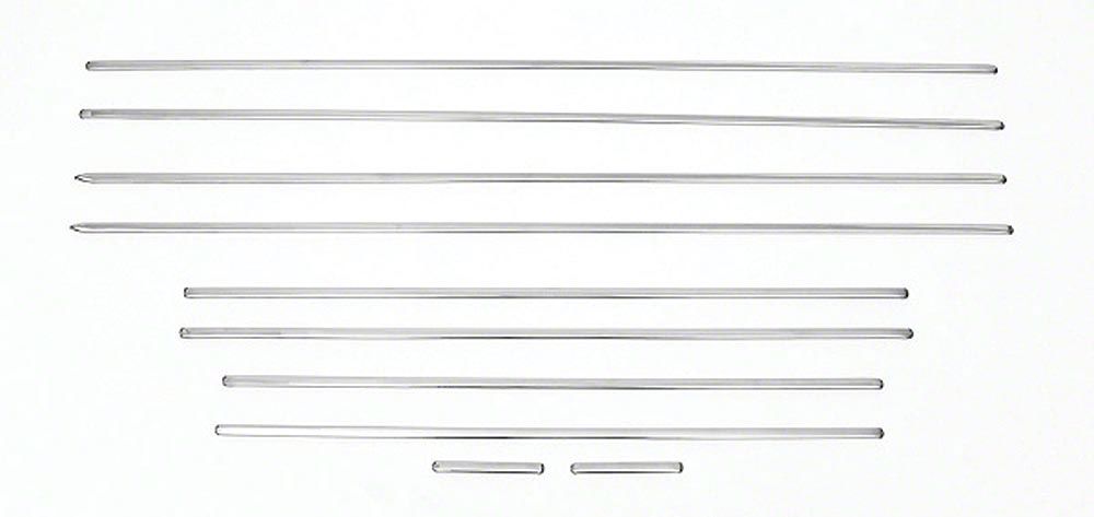 Ecklers 1956 Chevy Bel Air 4-Door Hardtop Interior Door Panel Stainless ...