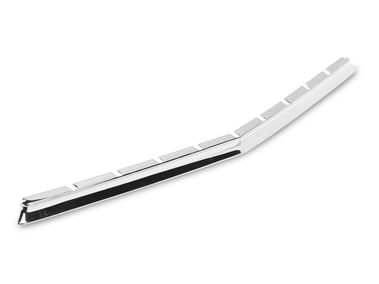 Ecklers Lower Grille Molding; Chrome (1956 150, 210, Bel Air, Nomad)