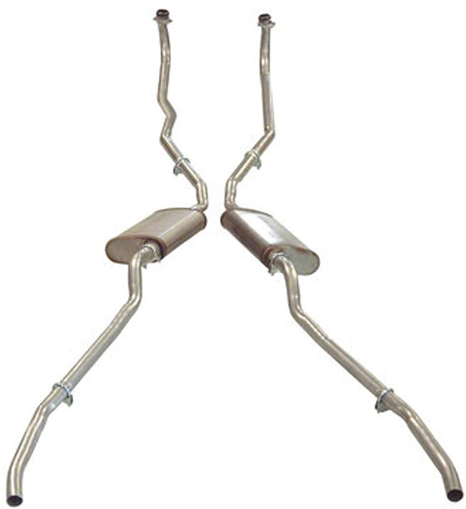 Ecklers 1959-1960 Corvette Exhaust System Aluminized With 1 x 4-Barrel ...