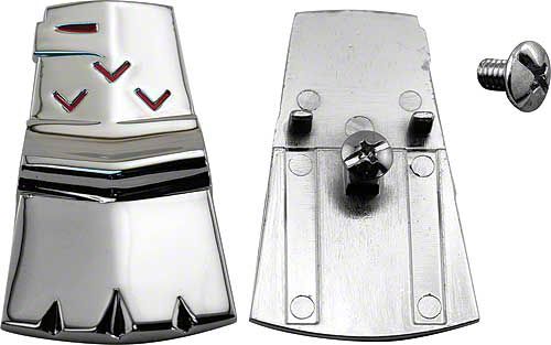 Ecklers Trunk Lock Key Hole Cover, Chrome, Coupe (1960 Ford Thunderbird)