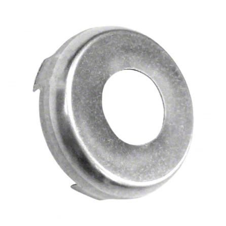 Ecklers Outer Door Lock Cylinder Cover; Chrome (61-82 Corvette C1, C2 & C3)