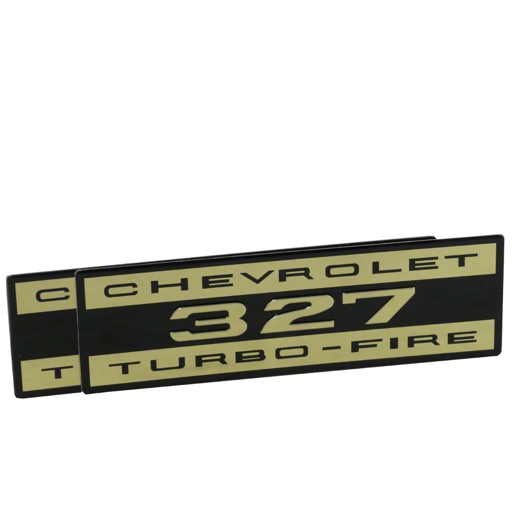 Ecklers Valve Cover Decals Turbo-Fire (62-65 Corvette C1 & C2)