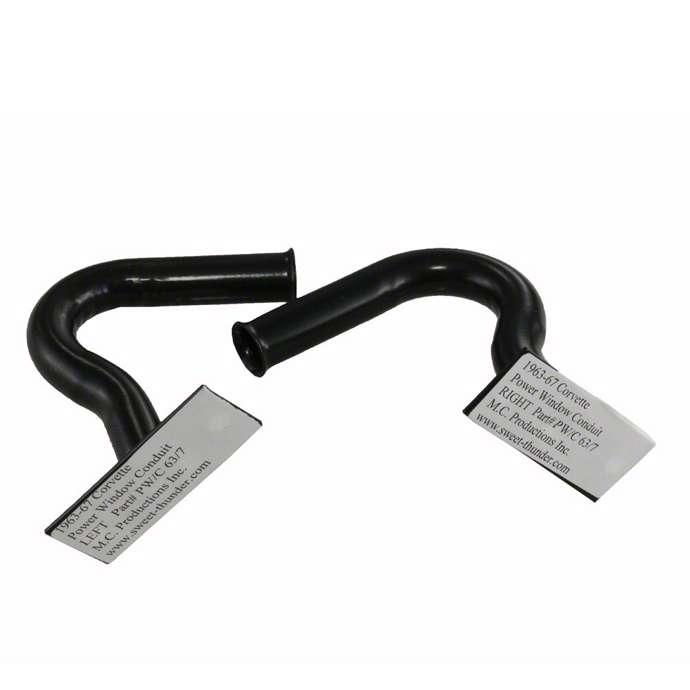 Ecklers Power Window Wiring Conduits Metal (63-67 Corvette C2)