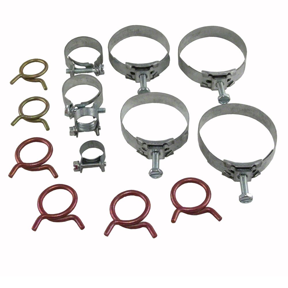 Ecklers Radiator And Heater Hose Clamp Kit With 327ci Without Special ...