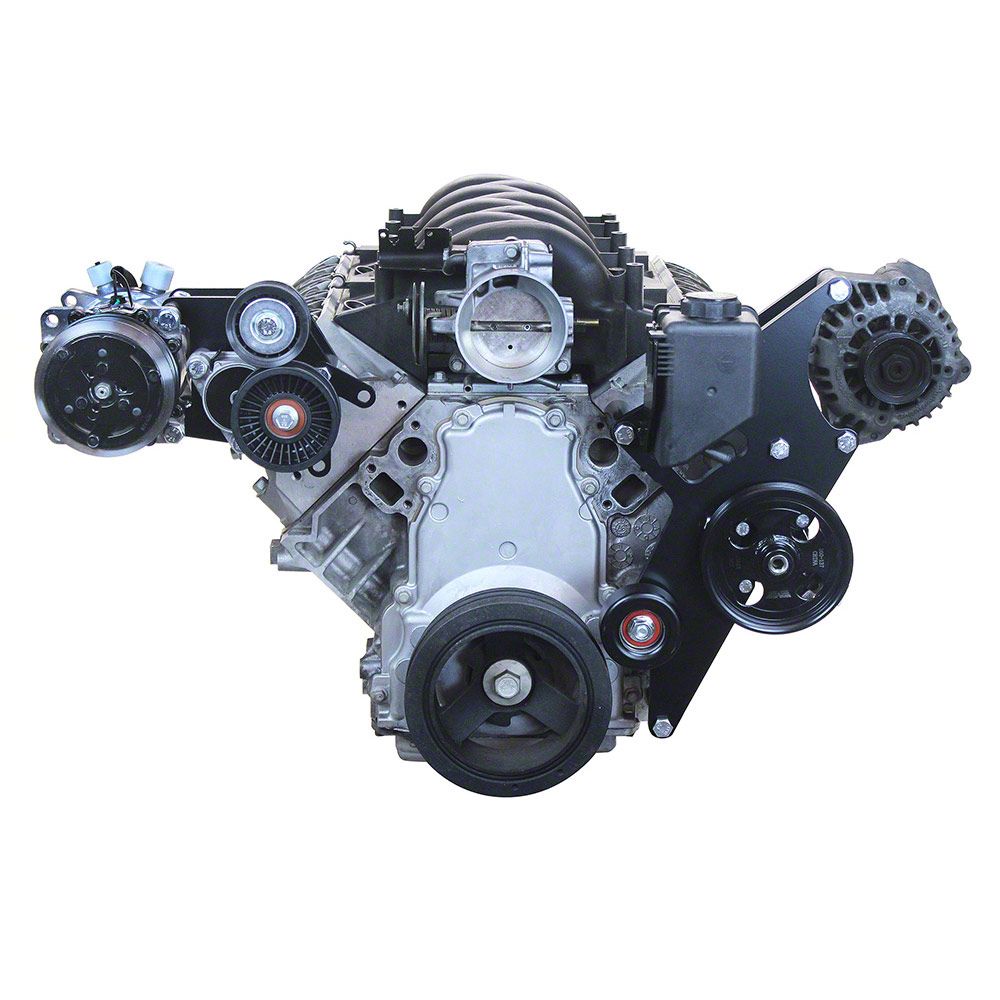 Ecklers High Mount AC Compressor Drive with Short Compressor (63-82 ...