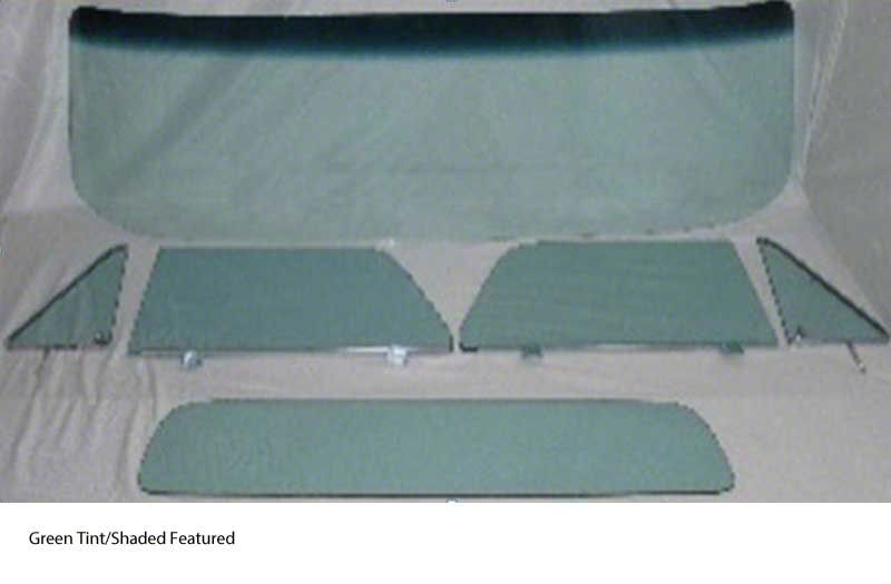 Ecklers Complete Glass Package with Assembled Side Glass and Small Rear ...