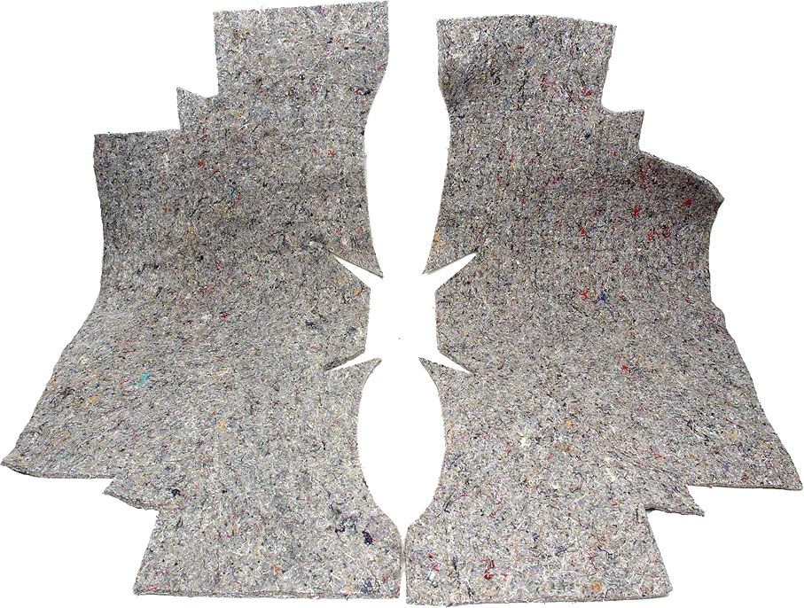 Ecklers Moulded Carpet Jute Padding (64-67 Chevelle; 64-67 Malibu)