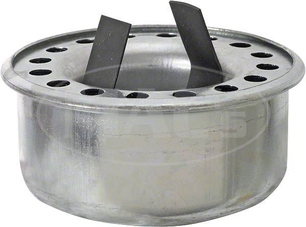 Ecklers Oil Cap/ Plain Steel/ Push On Type (64-73 Mustang)