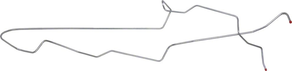 Ecklers 3/8 OEM Steel Front to Rear Fuel Line, 260/289 V8 (65-66 Mustang)