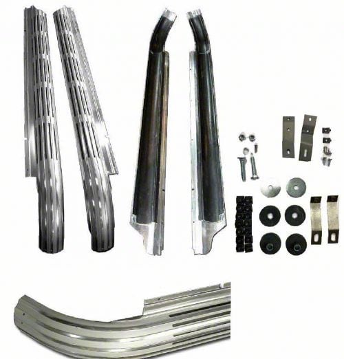 Ecklers Side Exhaust Kit, Small Block, With Aluminized 2 Pipes (65-67 ...