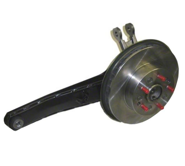 Ecklers Trailing Arm with Wheel Bearing Assembly and Rotor; Passenger ...