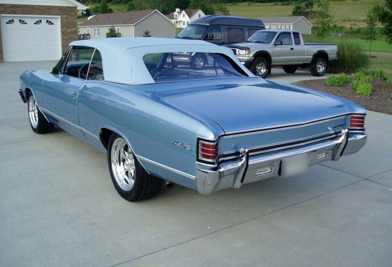 Ecklers White Convertible Top/Rear Window (66-67 Chevelle; 66-67 Malibu)