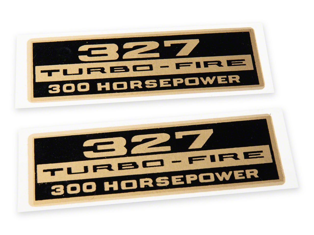 Ecklers Valve Cover Decals 327ci/300hp (1966 Corvette C2)