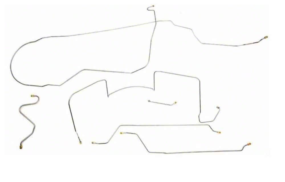 Ecklers GTO/T/L Conv Brk Line St Man Drm OE 66