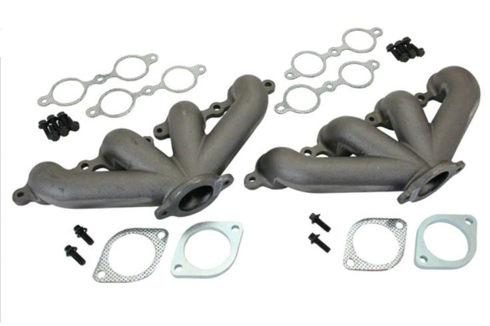 Ecklers 1967-1969 Camaro Center Dump Cast Iron LS Exhaust Manifolds, Raw