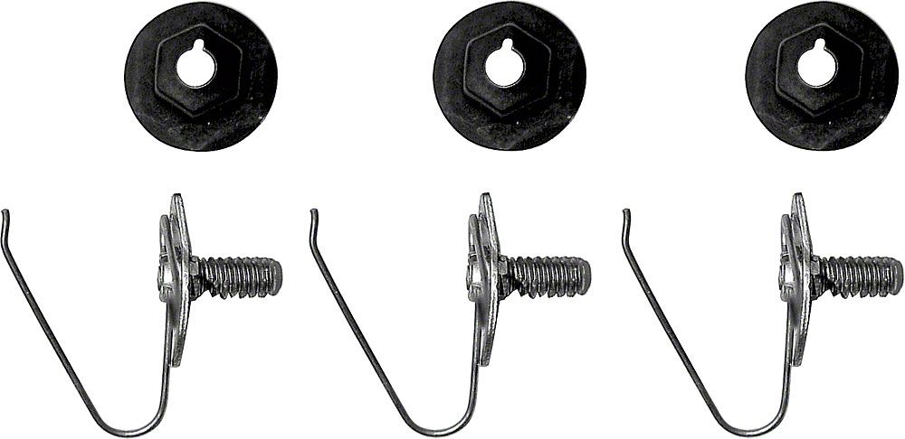 Ecklers Grille Molding Clip Set (67-68 C10 Pickup; 67-68 C20 Pickup; 67 ...