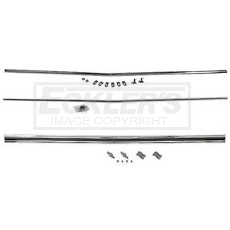 Ecklers Rear Tail Panel Moldings (66-67 Chevelle; 66-67 Malibu)