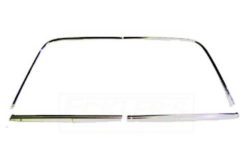Ecklers Chevy Nova Coupe Rear Window Molding Kit, Show Quality (1968 ...