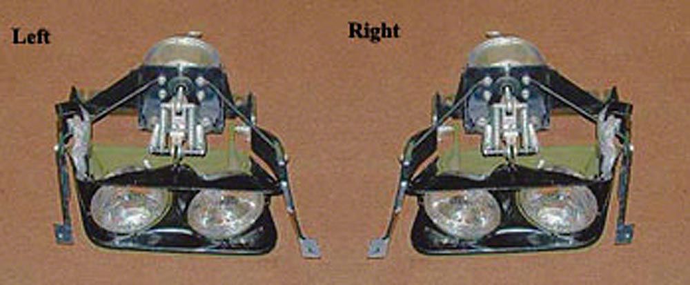 Ecklers 1968-74 Corvette Right And Left Headlight Assemblies