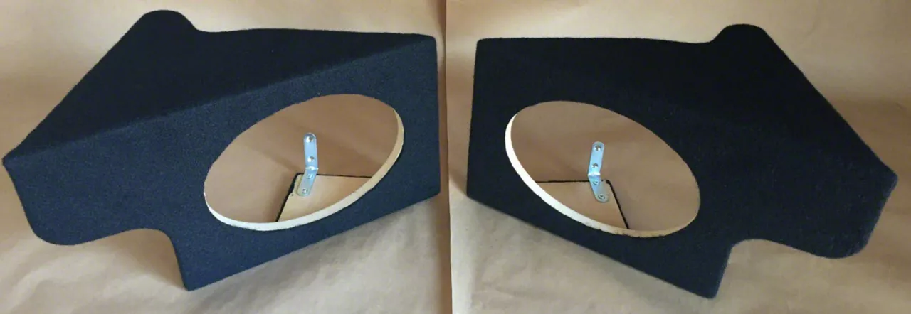 Ecklers Angled Design Rear Speaker Cabinets (68-77 Corvette C3)