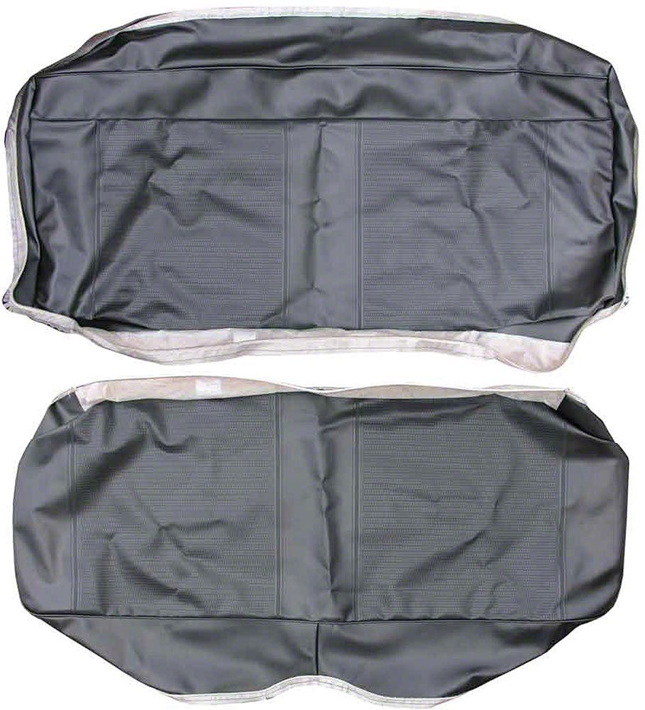 Ecklers Legendary Auto Interiors Standard Rear Bench Seat Cover, Black, Show Quality (1969 Nova)