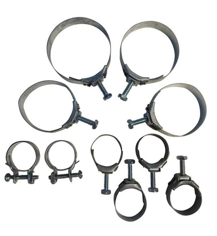 Ecklers Radiator And Heater Hose Clamp Kit For Cars With Air ...