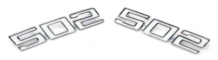 Ecklers 1970-1972 Chevelle 502 Fender Emblems