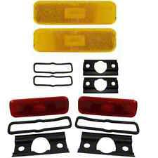 Ecklers Front and Rear Side Marker Light Assemblies with Brackets and Gaskets, Kit (70-73 Camaro)