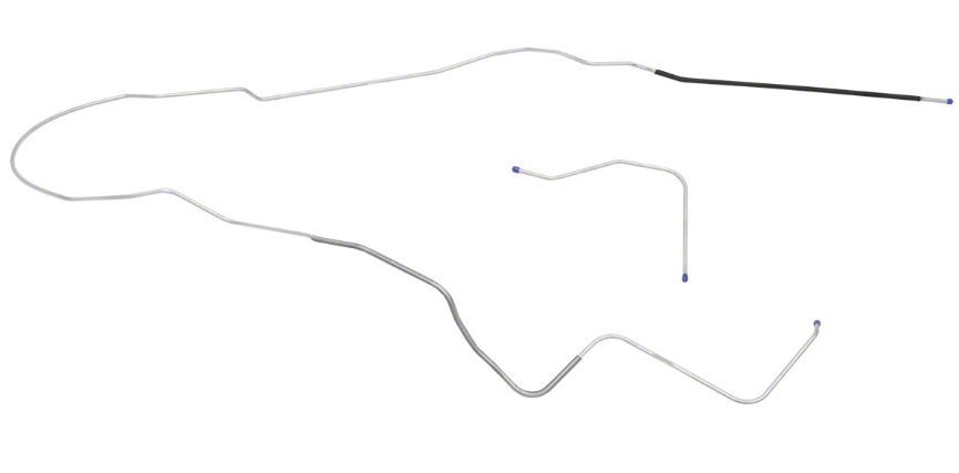 Ecklers Hardtop RH Routing 5/16 Fuel Vapor Lines 2pc, OE Steel (71-72 ...