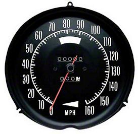 Ecklers Speedometer 160 MPH Without Speed Warning (72-74 Corvette C3)
