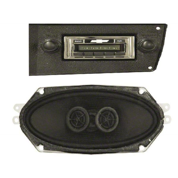 Custom Autosound Ecklers 740 Radio,GMC Truck w/Dash Speaker, 73-88 EK ...
