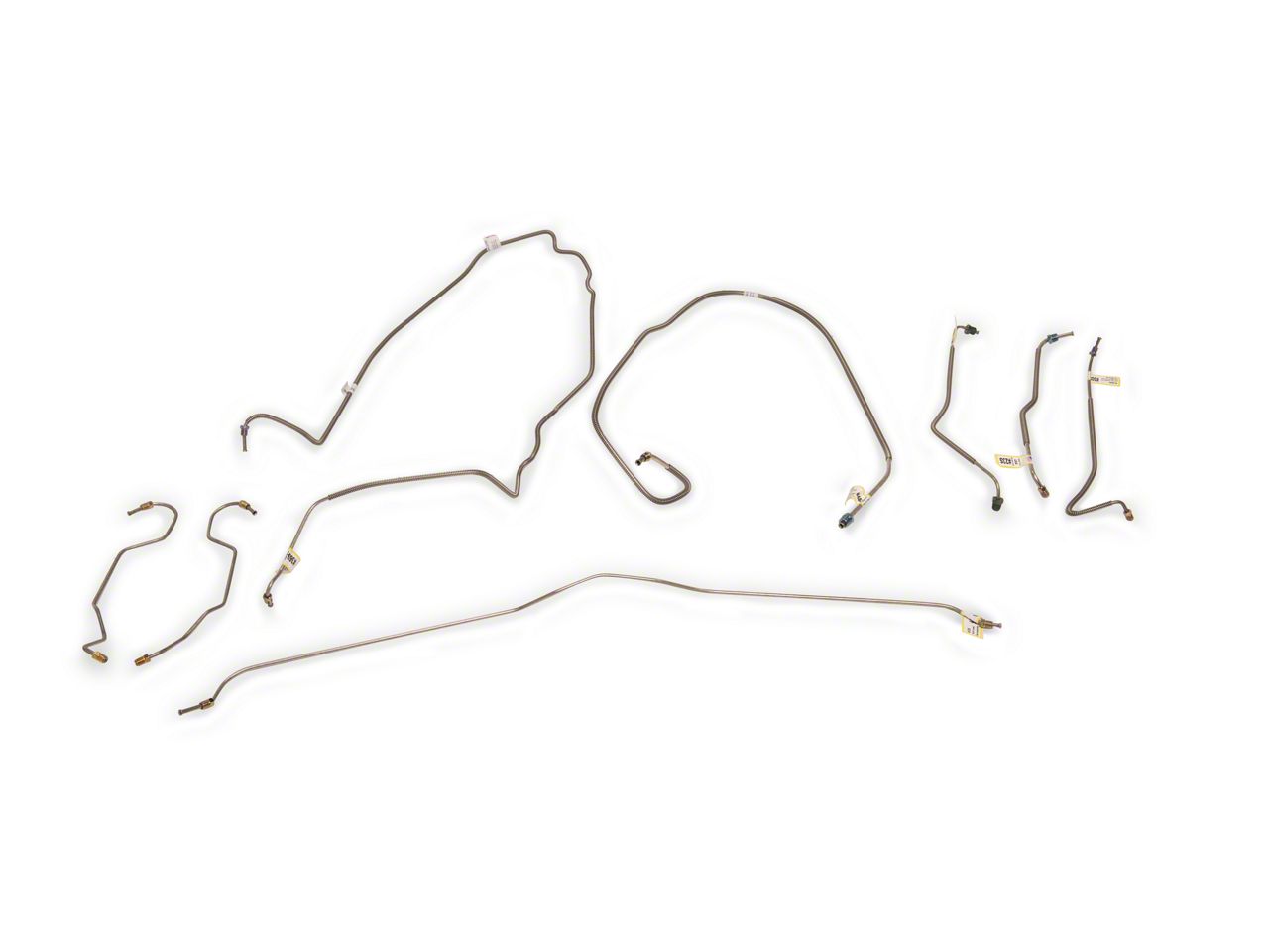 Ecklers Complete Power Brake Line Kit; Stainless Steel (75-82 Corvette C3)