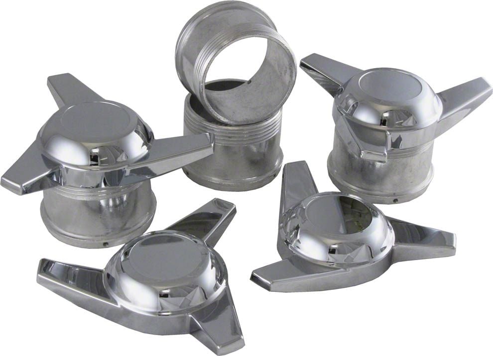 Ecklers Wheel Swept Fin Spinner Kit (76-82 Corvette C3)