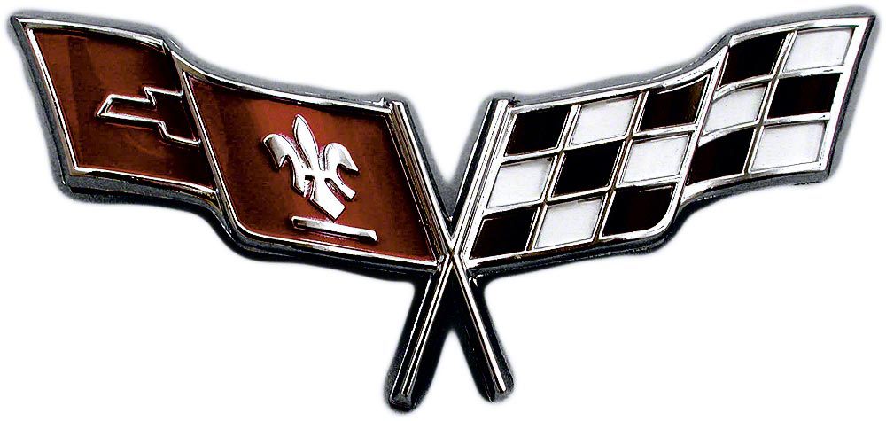 Ecklers 77-79 Emblem,Frt Cross Flags