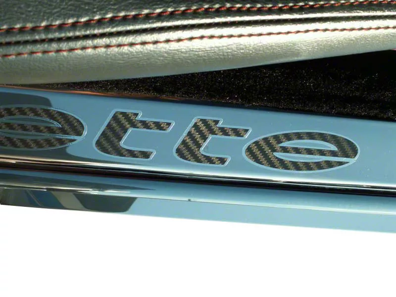 Ecklers 1978-1982 Corvette American Car Craft Sill Plates With Carbon ...