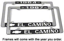 Ecklers 1978-1987 El Camino License Plate Dealership Frame