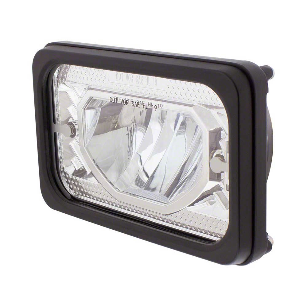 Ecklers 4X 6 Heated LED Headlight Low Beam - Chrome