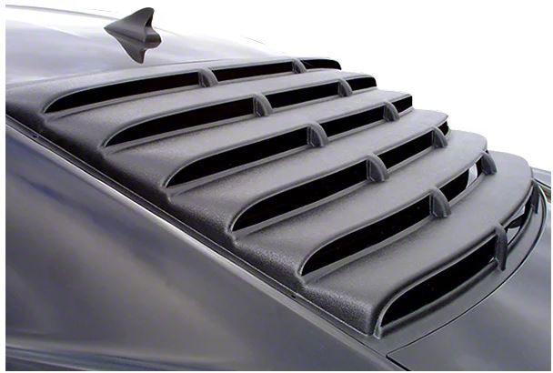 Ecklers Louvers, Rear Window, Aluminum, With Wiper, Without Third Brake ...