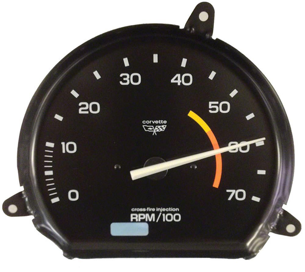 Ecklers 1982 Corvette Tachometer 350 Crossfire Injection Engine 5000 ...