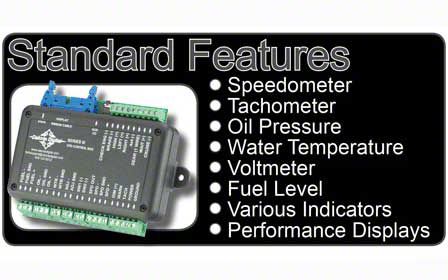 Ecklers 1984-1989 Corvette C4 VFD Series Digital Dash With Blue And ...