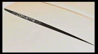 Ecklers 1985-1991 Corvette Hood Decal Kit L98 Black