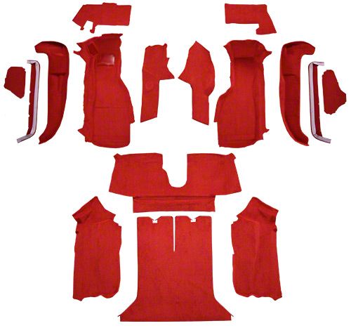 Ecklers Complete Loop Molded Carpet (60-66 C10 w/ Automatic/3-Speed ...